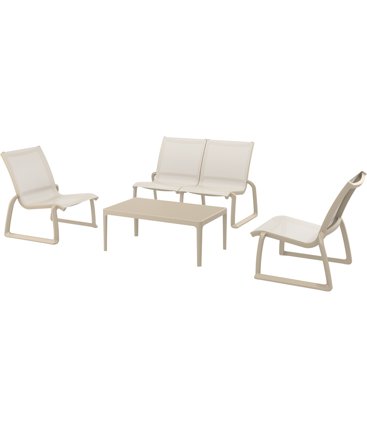 Pacific Lounge Set Without Arms – Faustine Furniture