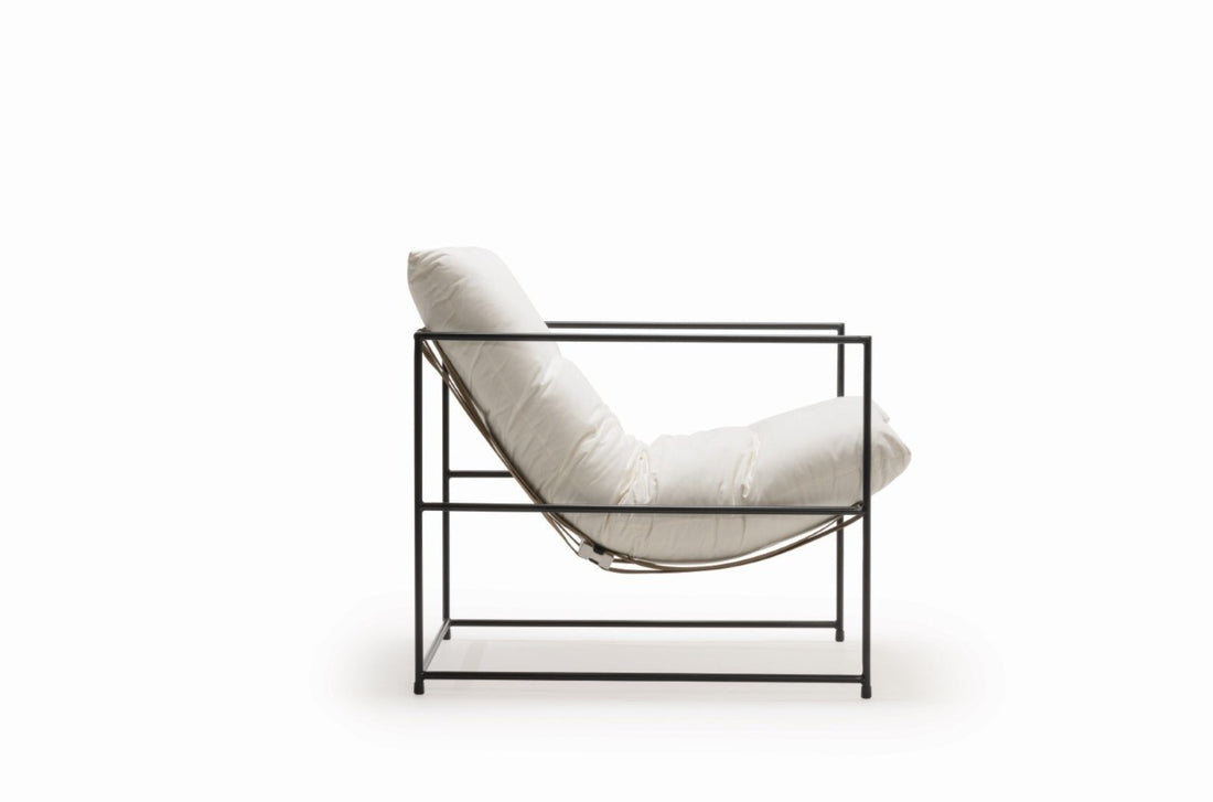 Bel Air Lounge Chair - Bone – Faustine Furniture