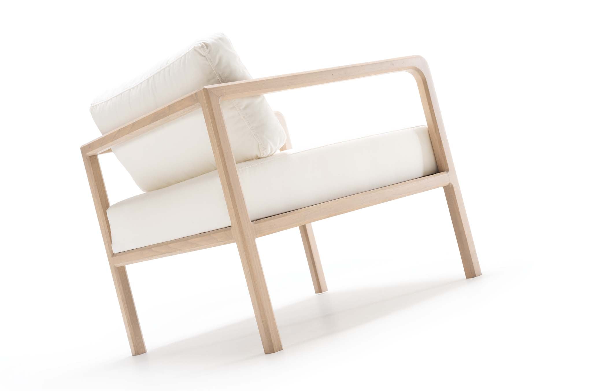 Cyprus Lounge Chair - Bone – Faustine Furniture