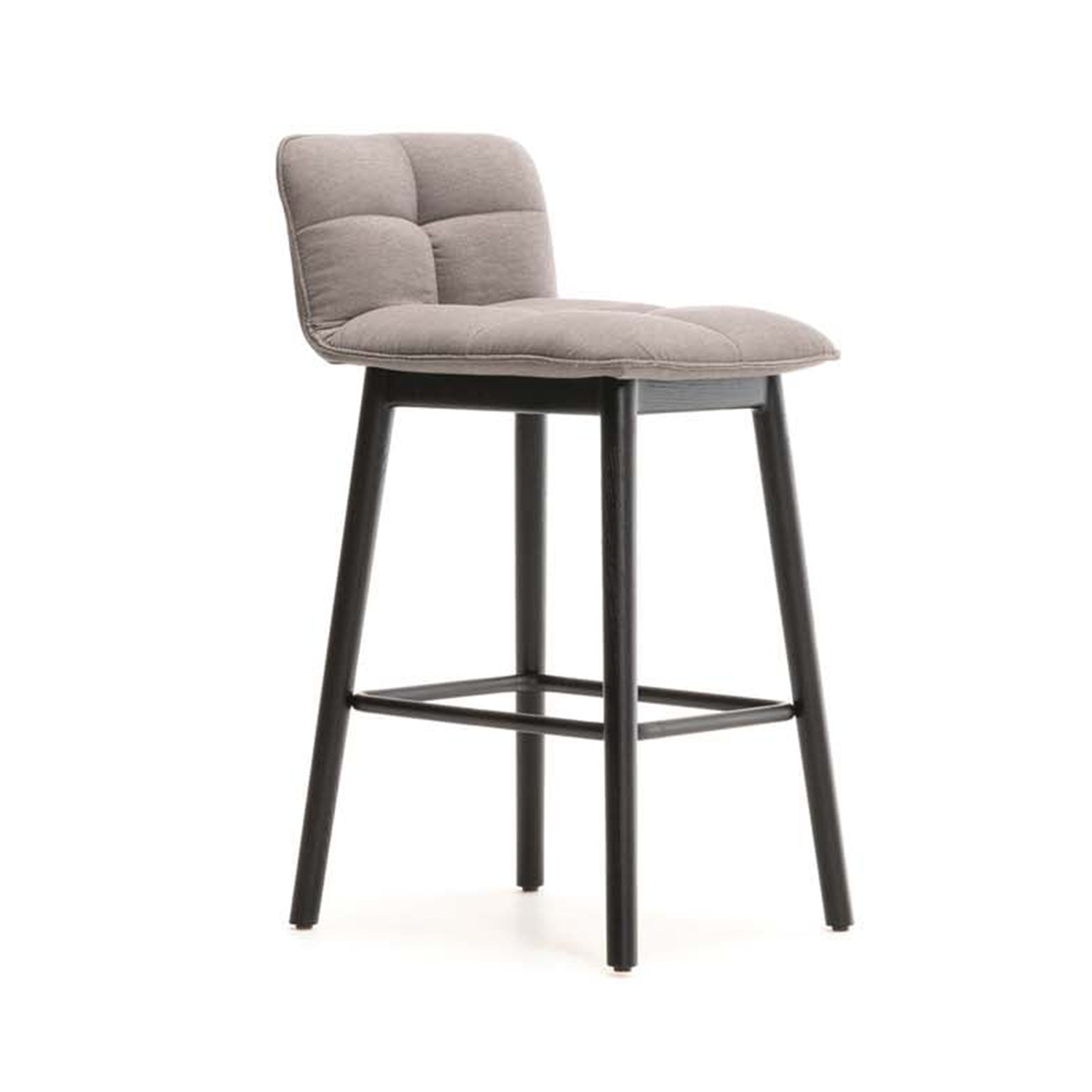 Squarez Counter Stool with Back - Steel – Faustine Furniture